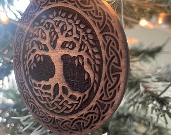 Tree of Life Ornament Home Decor Esoteric Decor Ceramics Pendant ...