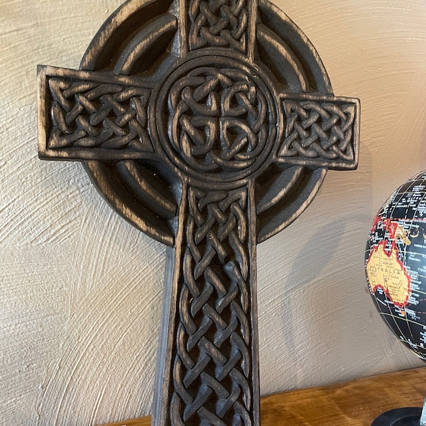 Wooden Celtic Cross - Etsy