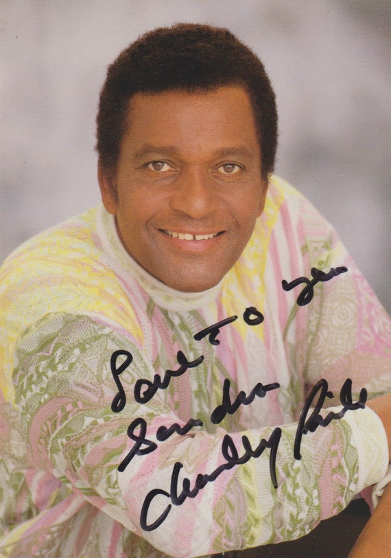 Charley Pride Original Vintage Hand Signed 4X6 Autographed | Etsy