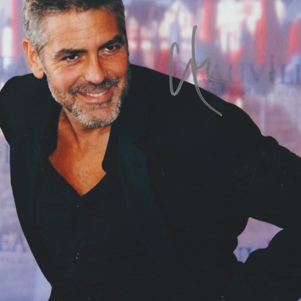 George Clooney Autograph - Etsy