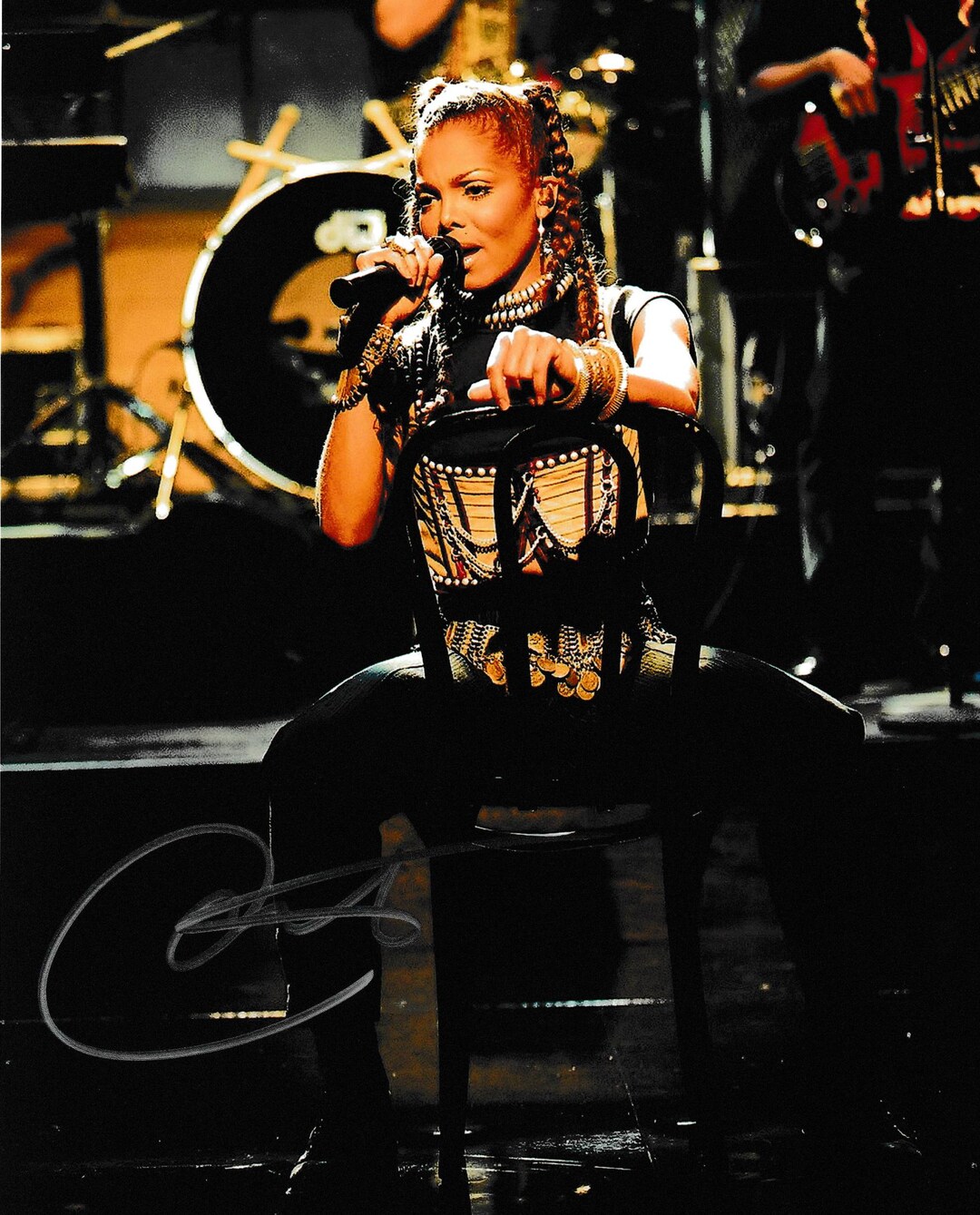 Janet Jackson Vintage Original Hand Signed 8X10 Autographed Photo - Etsy
