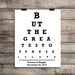 Inspirational Eye Chart Print Laughter Is The Best Medicine | Etsy