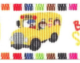 School bus ribbon | Etsy