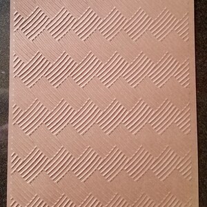 10 BASKET WEAVE Embossed A2 Card Fronts - Recollections Cardstock ...