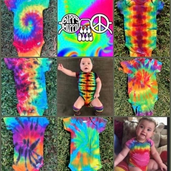 Tie Dye Baby Clothes - Etsy UK