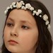 Flower Crown, First Holy Communion Headband, Dainty Flower Hair Band ...