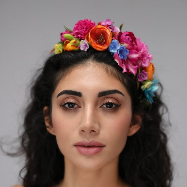 Flower Crown Headband - Etsy