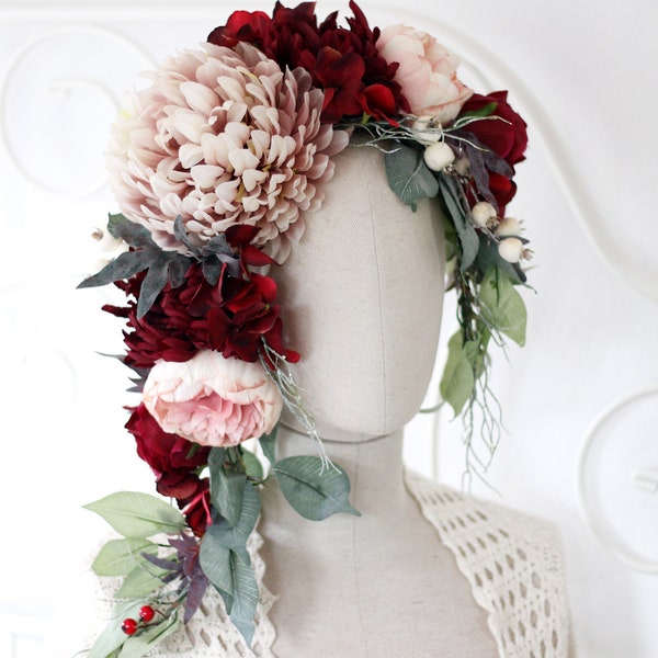 Flower Headpiece - Etsy