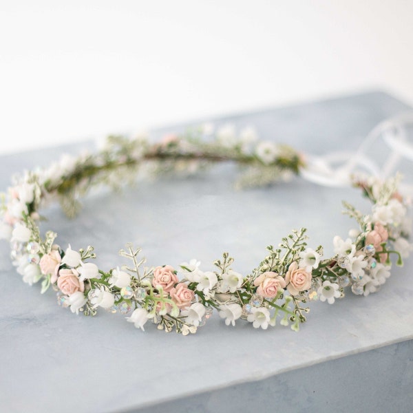 Flower Girl Head Wreath - Etsy