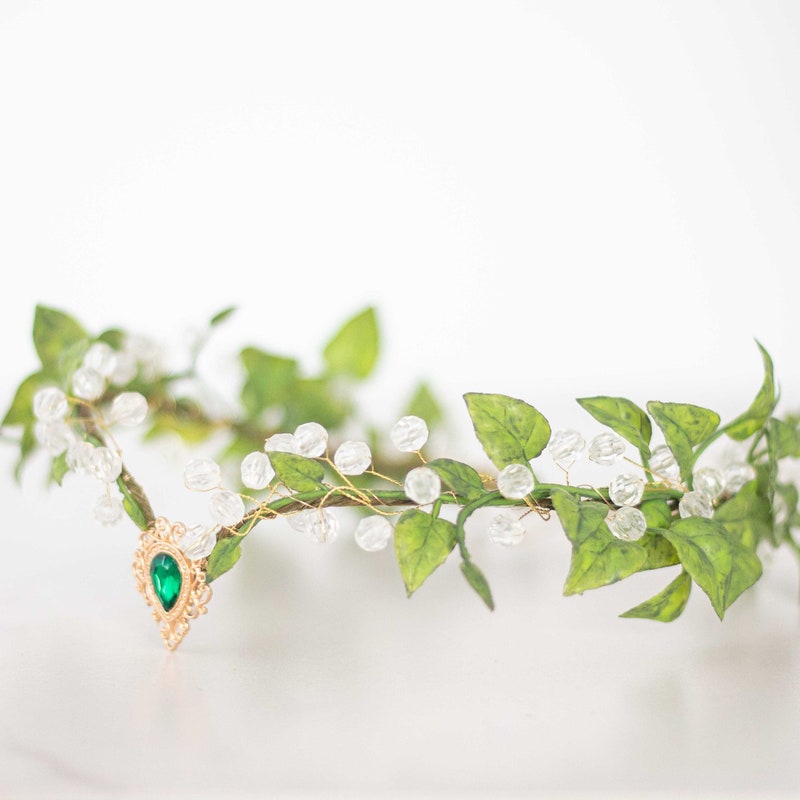 Green Headpiece - Etsy