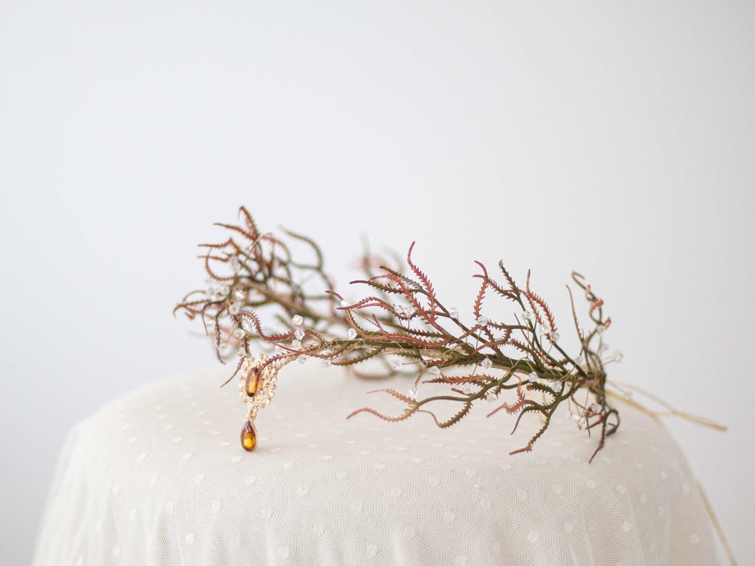 Elvish Headpiece, Elven Circlet, Twig Crown, Fantasy Wedding, Elf Head ...