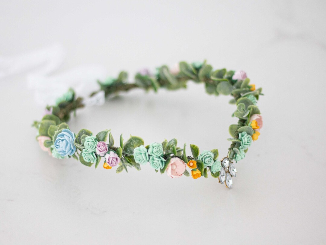 Elven Crown, Elf Tiara, Medieval Wedding Circlet, Spring Flower Crown ...