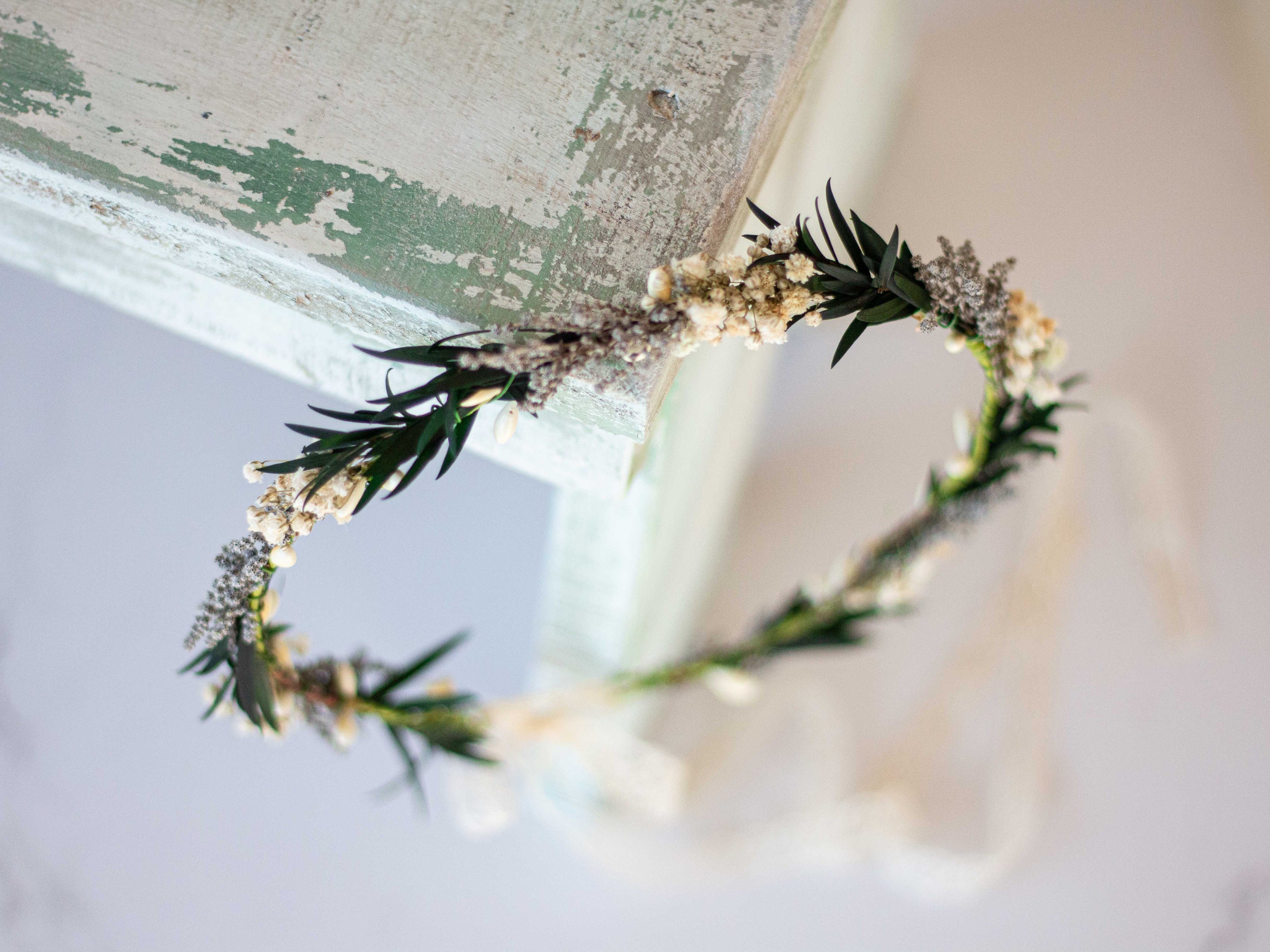 Dried Flower Crown Wedding Dainty Flower Crown Baby's | Etsy