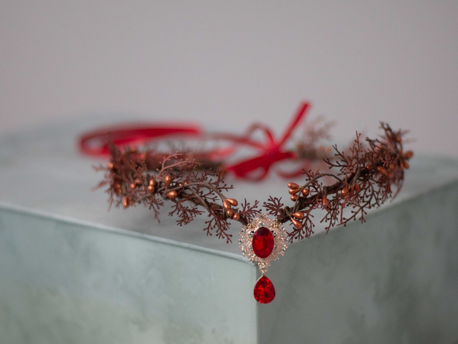 Elven Crown Elven Tiara Elven Circlet Fall Flower Crown - Etsy