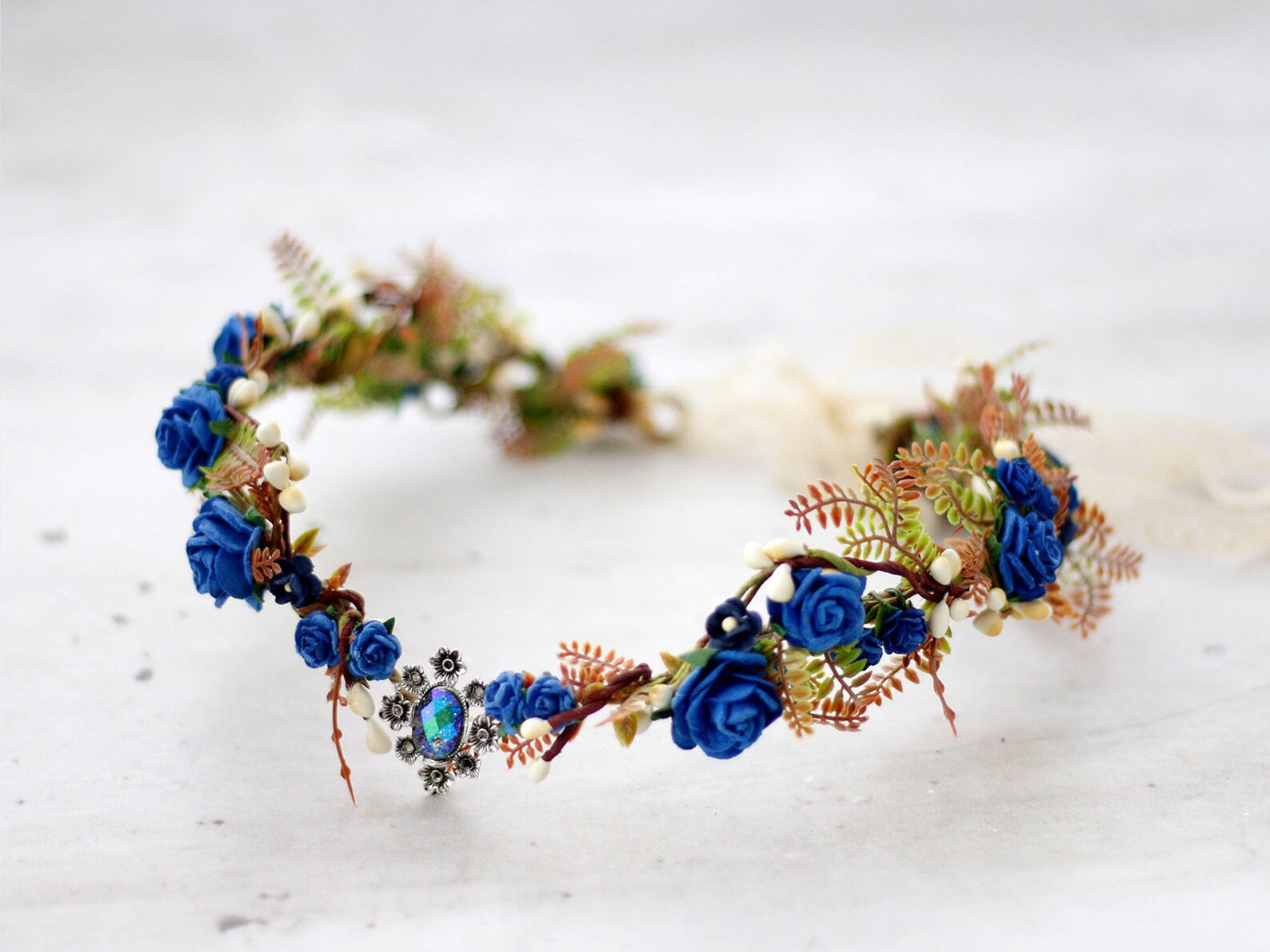 Elven Fairy Crown Woodland Diadem Fairy Flower Crown Royal | Etsy