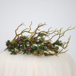 Woodland Crown, Elven Circlet, Forest Elf King, Greenery Head Wreath ...