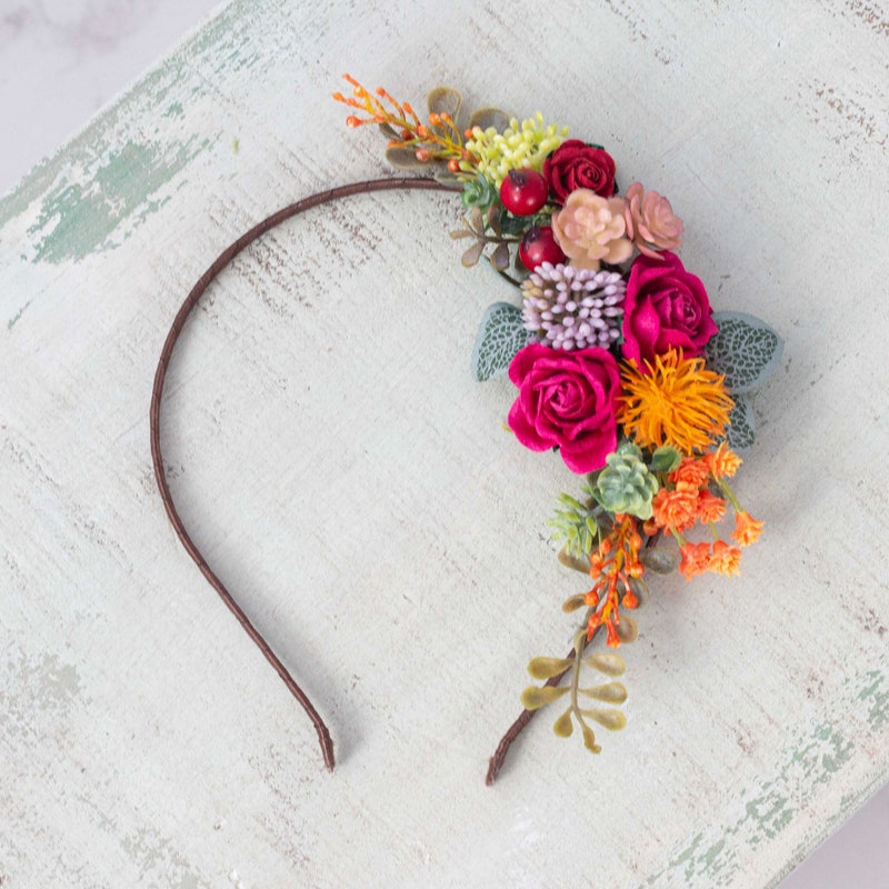 Flower Headband - Etsy
