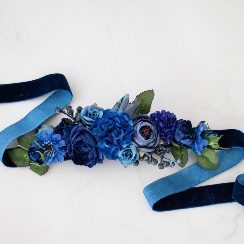 Navy Blue Sash - Etsy