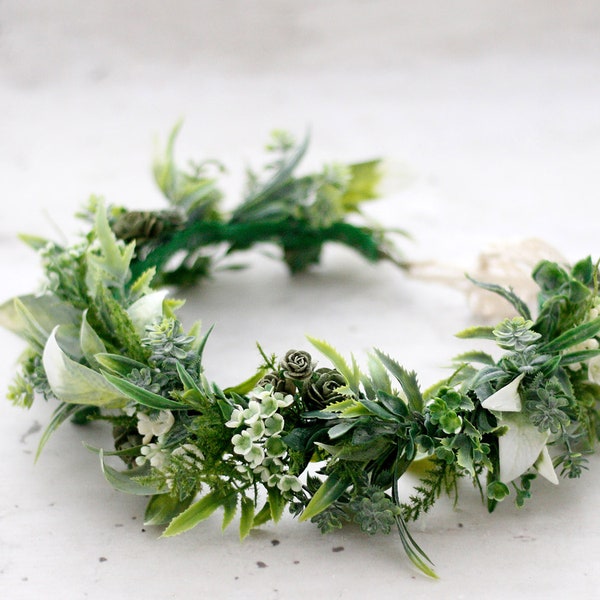 Green Leaf Crown - Etsy