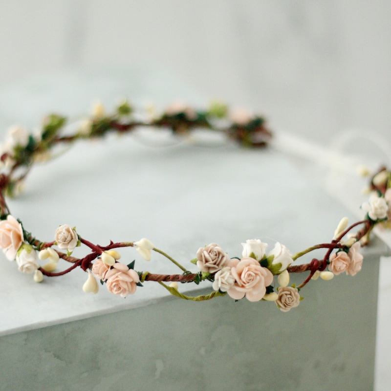 Simple Flower Crown - Etsy