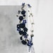 Navy Blue Flower Crown Wedding Boho Bride Crown Dark Bridal - Etsy