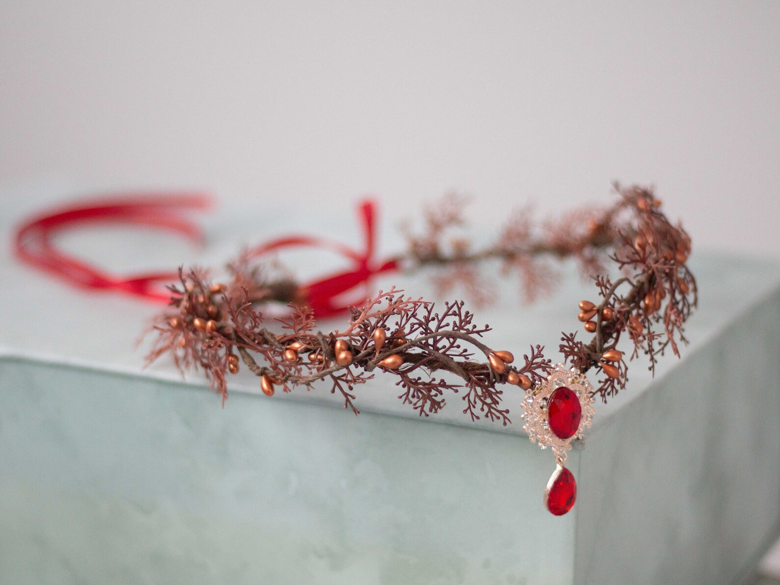 Elven Crown Elven Tiara Elven Circlet Fall Flower Crown - Etsy