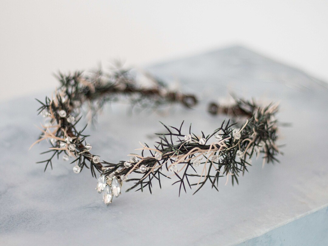 Black Elven Circlet, Fairy Headpiece, Woodland Headband, Fairy Crown ...