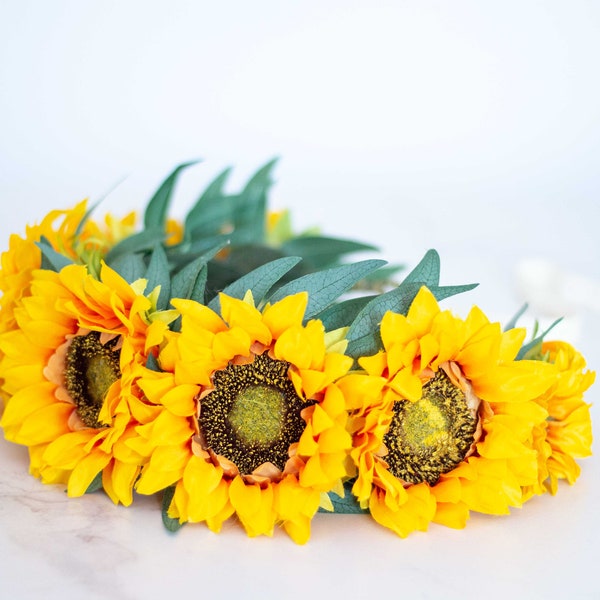 Sunflower Crown - Etsy