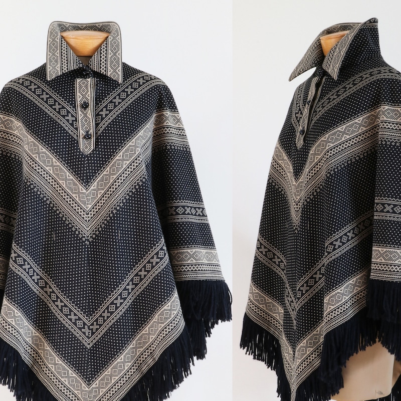 Chevron Poncho - Etsy