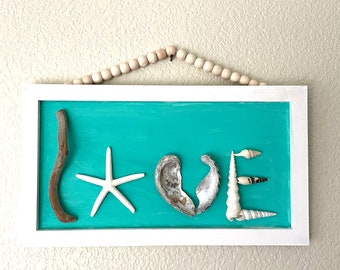 Love Wall Hanging, Handmade Love Sign, Driftwood 3d Art - Etsy