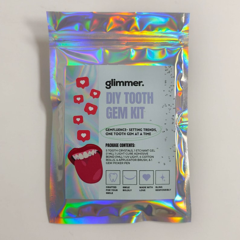 DIY Tooth Gem Kit - Etsy