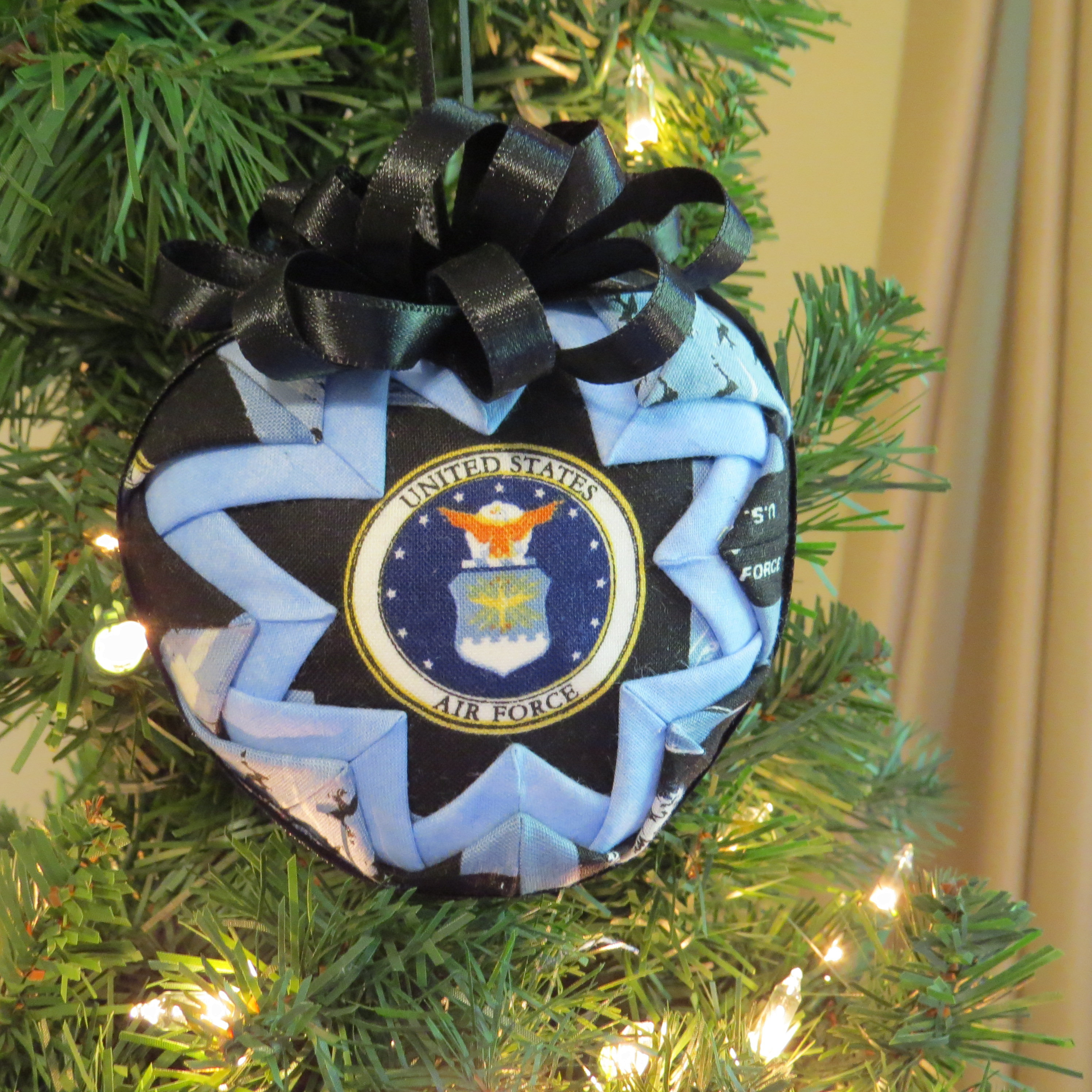 U.S. Air Force Handcrafted Fabric Ornament - Etsy