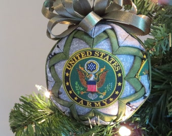 U.S. Army Ranger, Army Ranger Keepsake, Quilted Military Ornament - Etsy