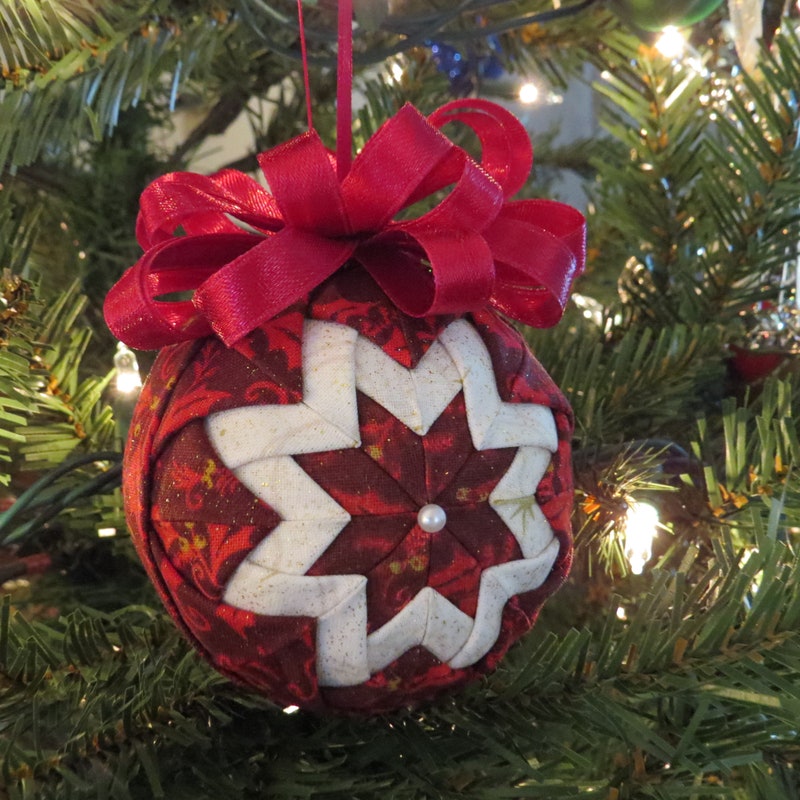 Fabric Christmas Ornaments - Etsy