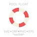 Pool Float SVG File, Commercial Use, Lifesaver Clipart, Inner Tube Cut ...