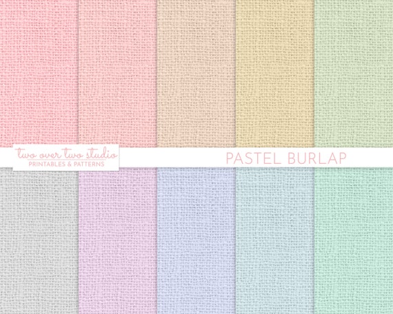 Pastel Burlap Digital Paper Commercial Use Burlap Texture - Etsy