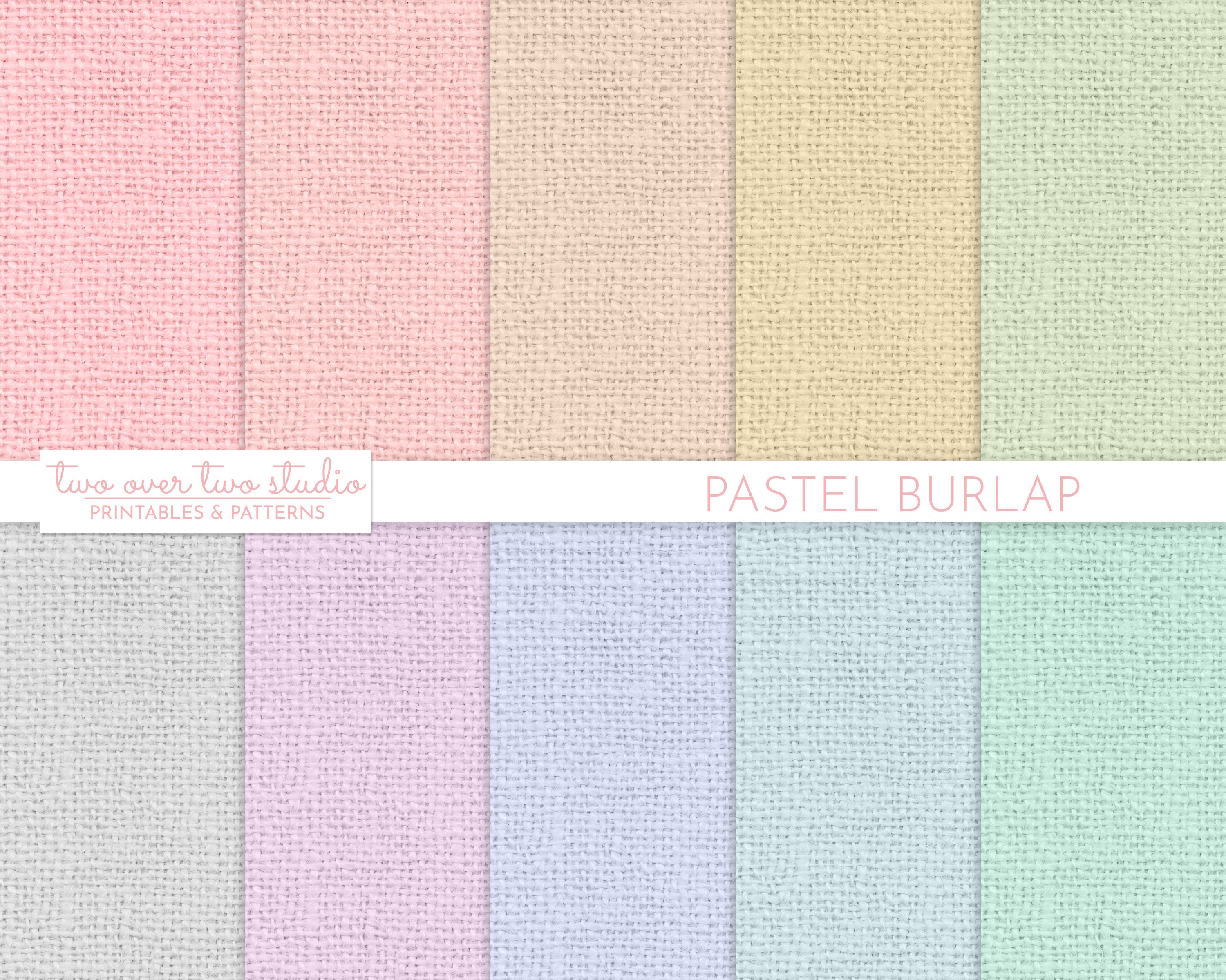 Pastel Burlap Digital Paper, Commercial Use, Burlap Texture, Jute ...