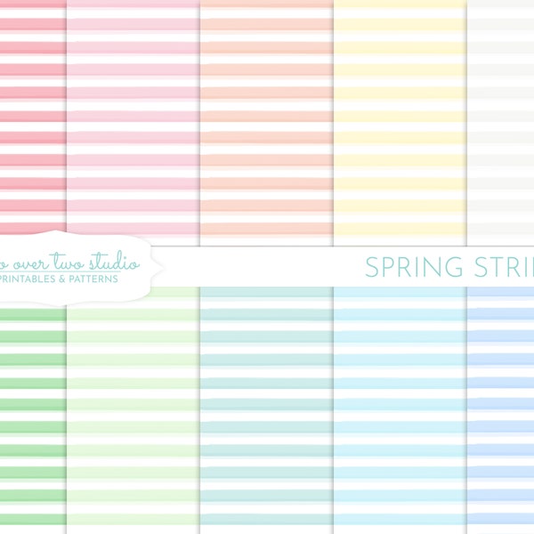 Stripe Digital Paper - Etsy