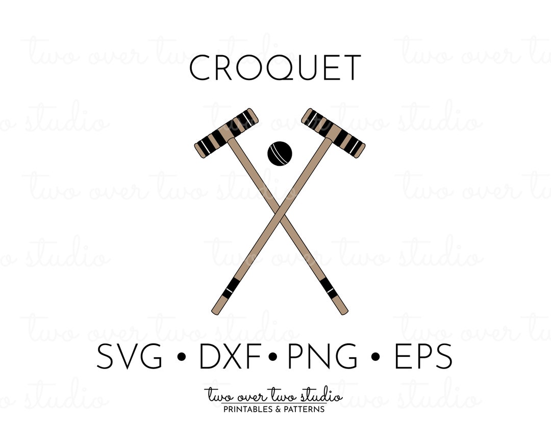 Croquet SVG File, Commercial Use, Croquet Clipart, Croquet Cut File ...