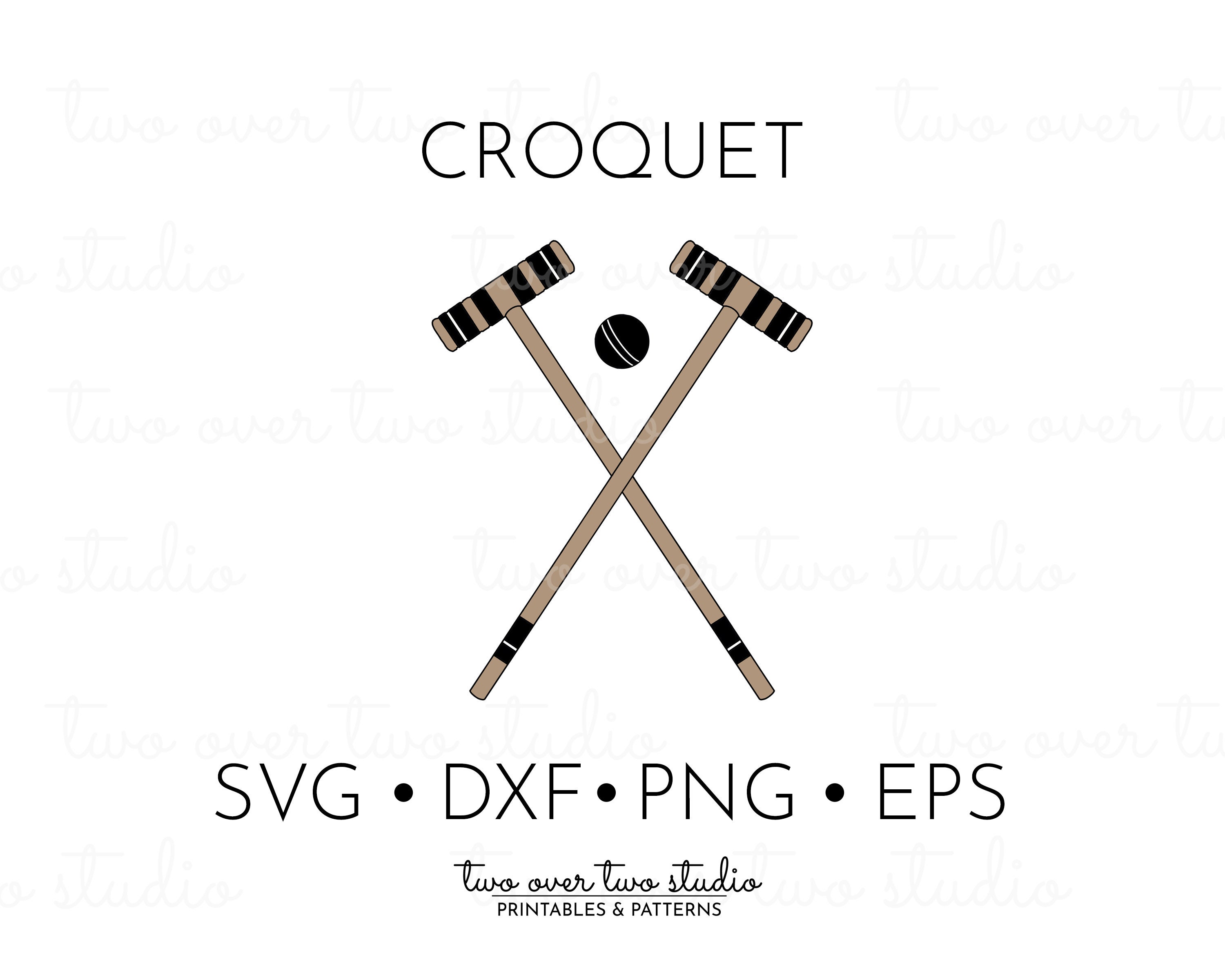 Croquet SVG File, Commercial Use, Croquet Clipart, Croquet Cut File ...
