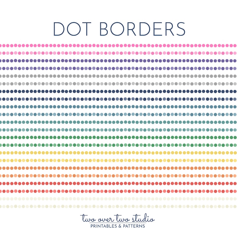 Dotted Borders - Etsy