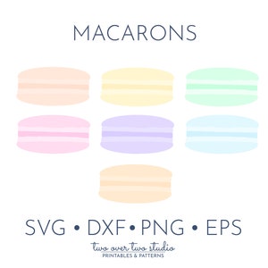Macaron SVG File, Commercial Use, Macaron Clipart, Cookie Clip Art ...