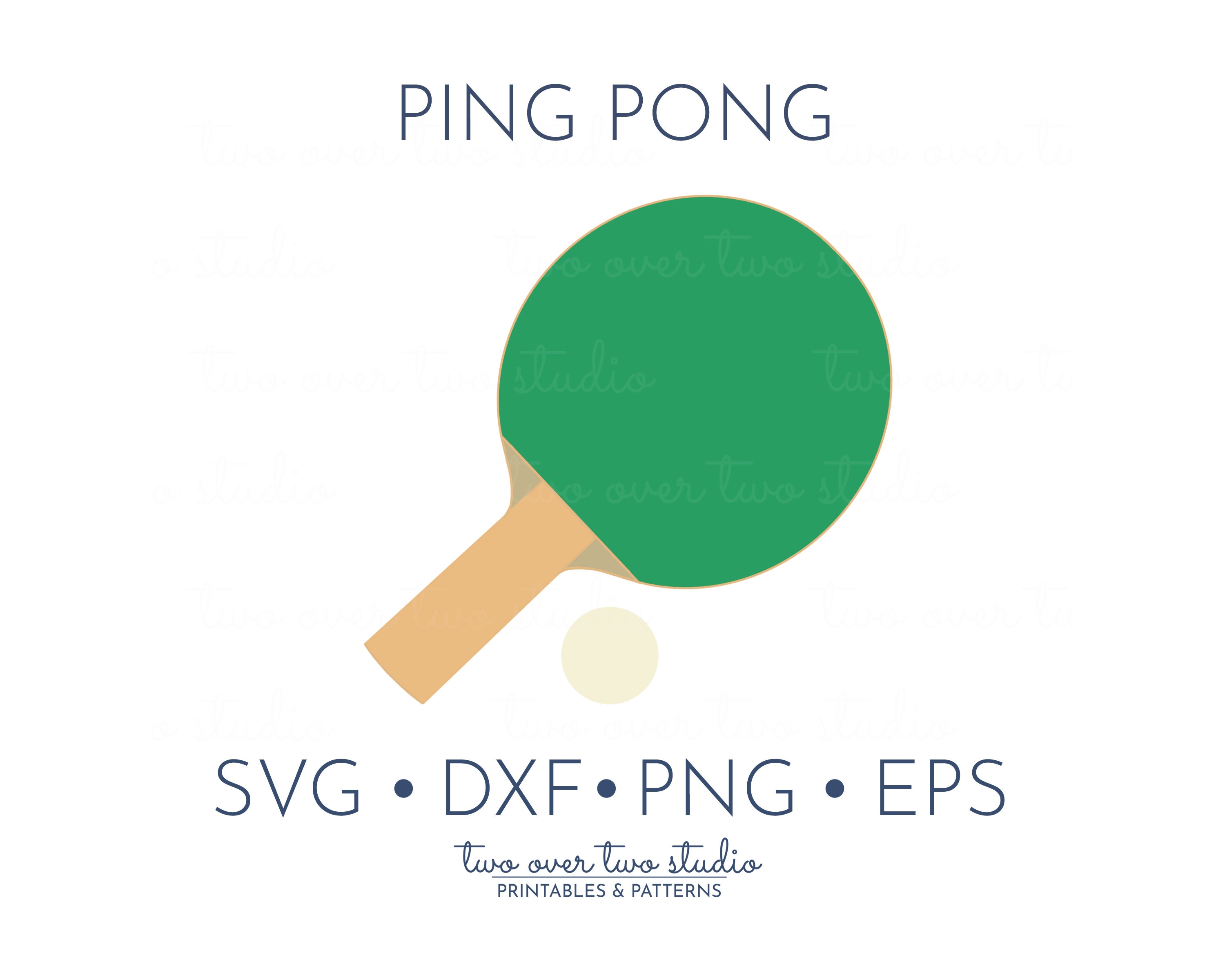 Ping Pong SVG File, Commercial Use, Table Tennis Clipart, Ping Pong ...