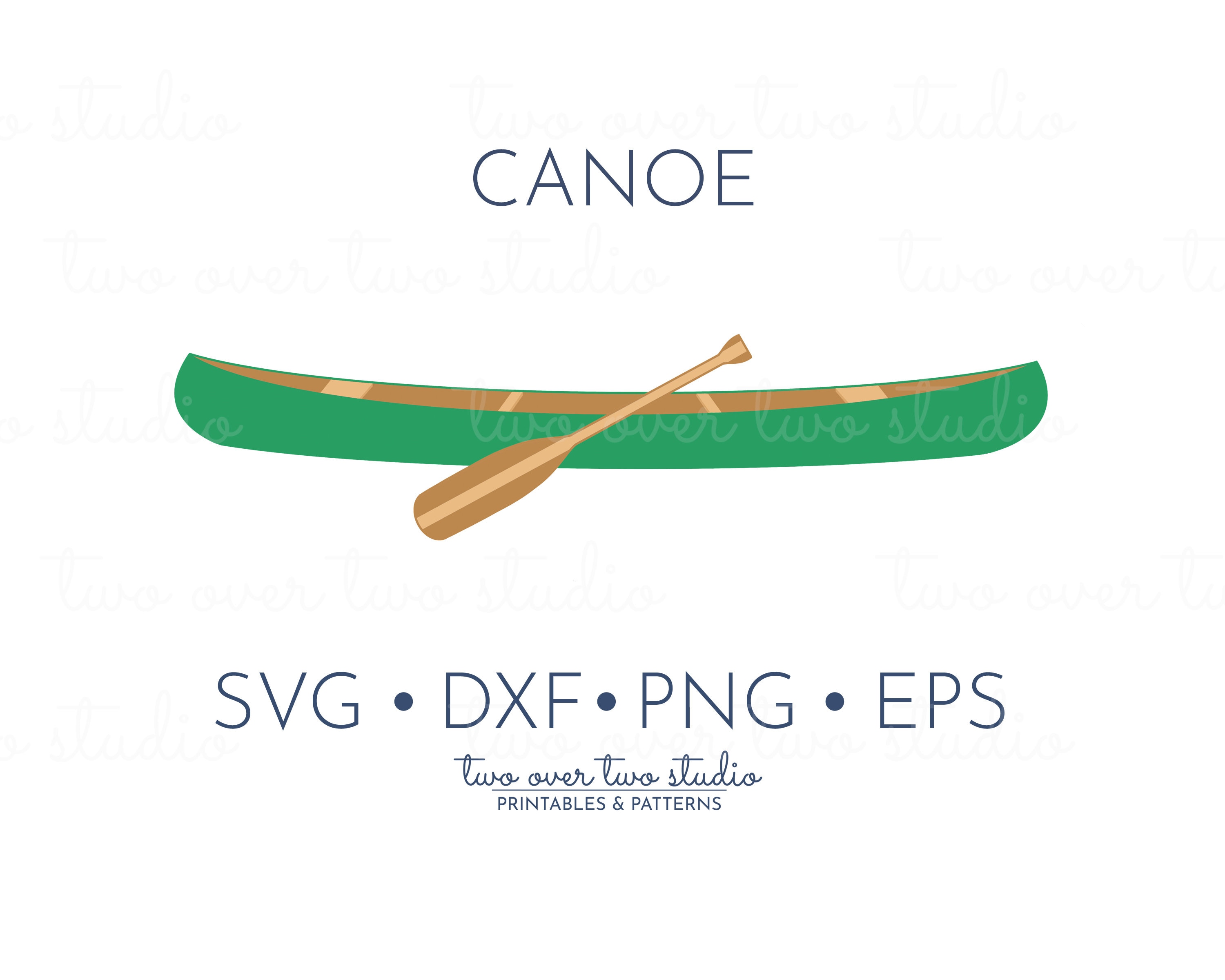Canoe SVG, Commercial Use, Canoe Paddle Clipart, Oar Clip Art - Etsy