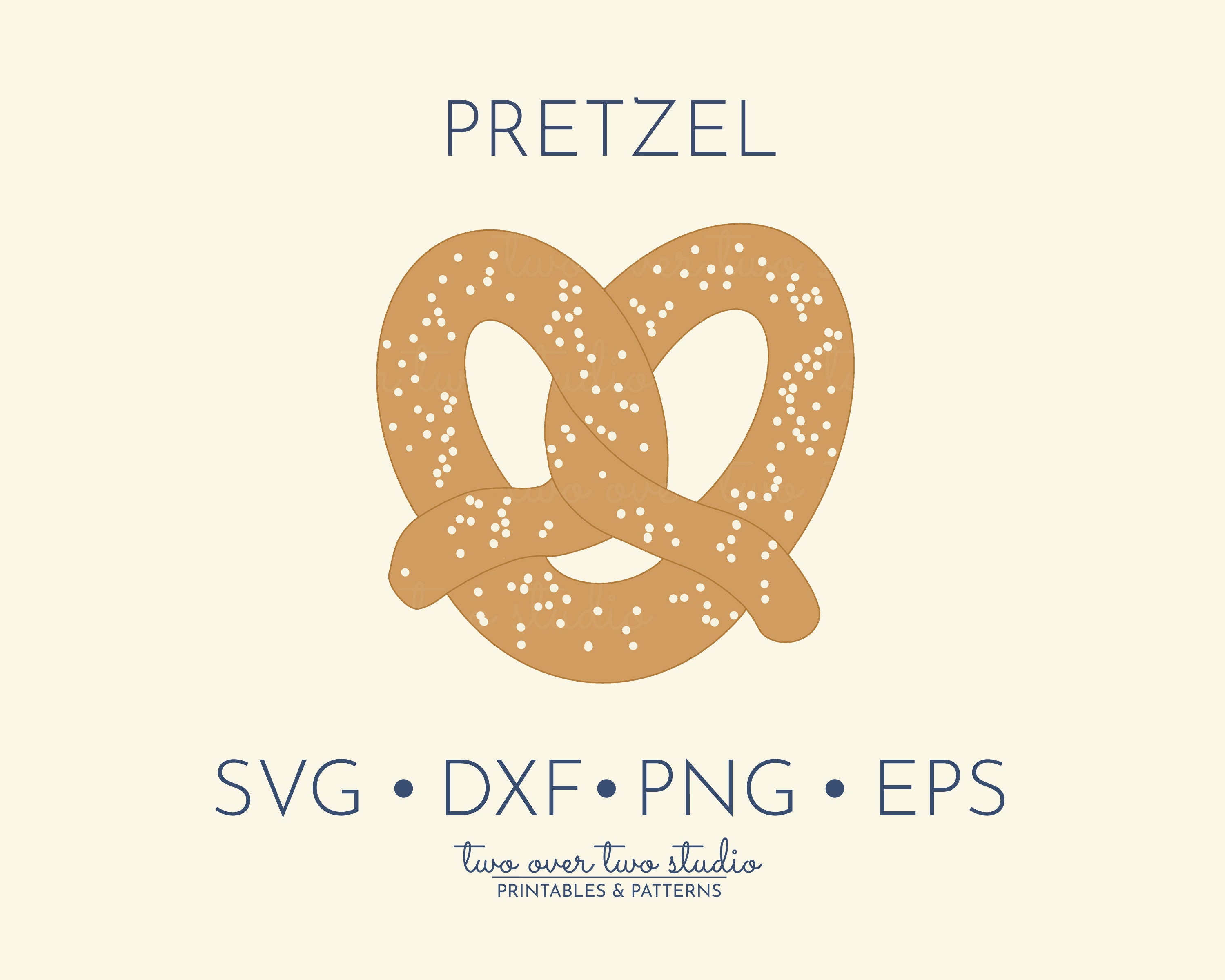 Pretzel SVG, Commercial Use, Soft Pretzel Clipart, Food Clip Art ...