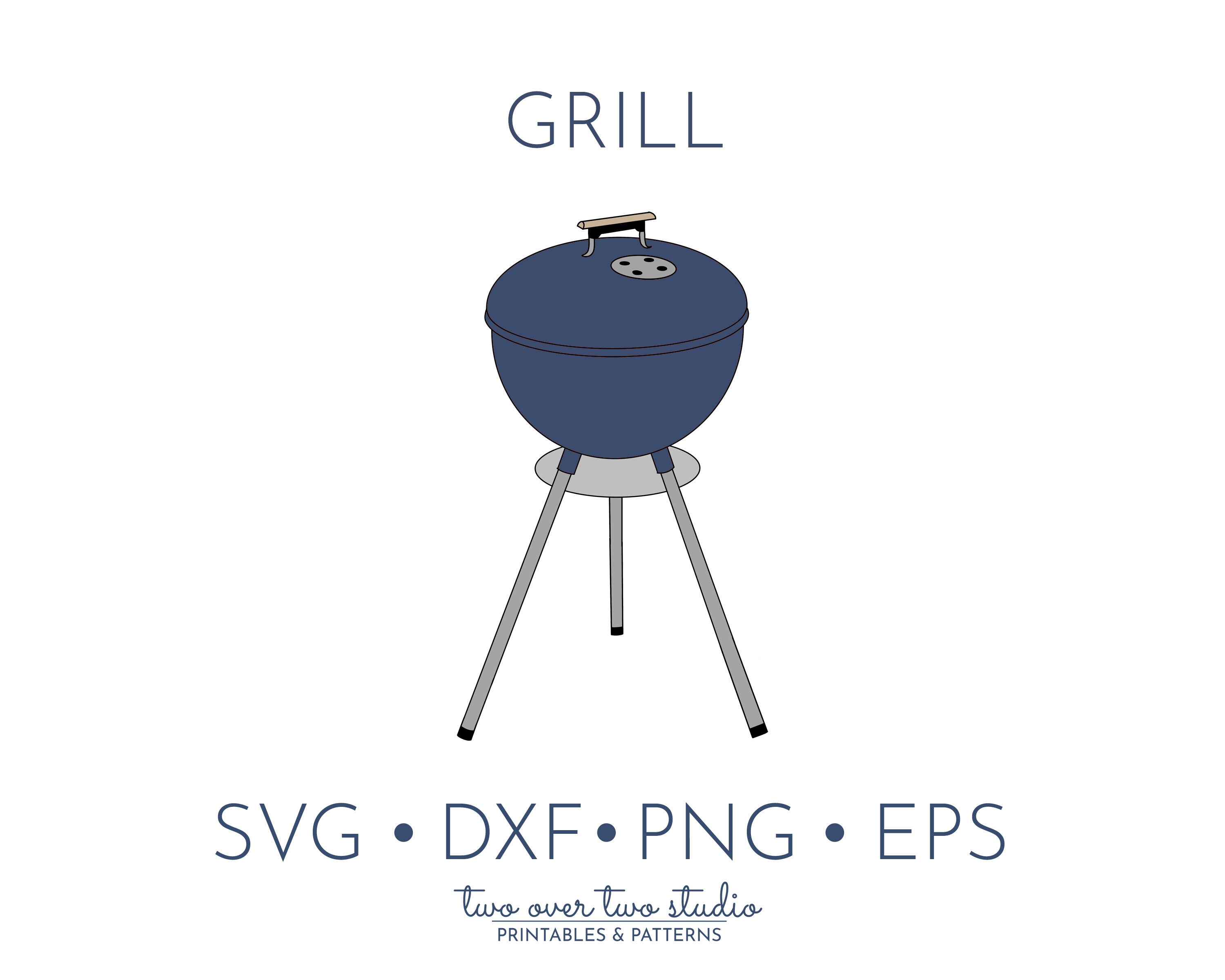 Grill Clip Art, Commercial Use, Cookout, Barbecue SVG, Weber Grill ...