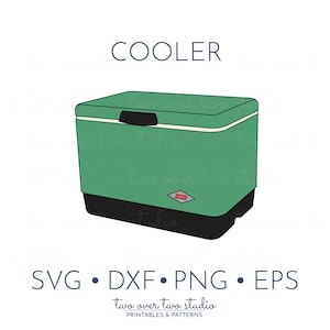 Cooler SVG, Commercial Use, Summer Picnic Clipart, Insulated Retro ...