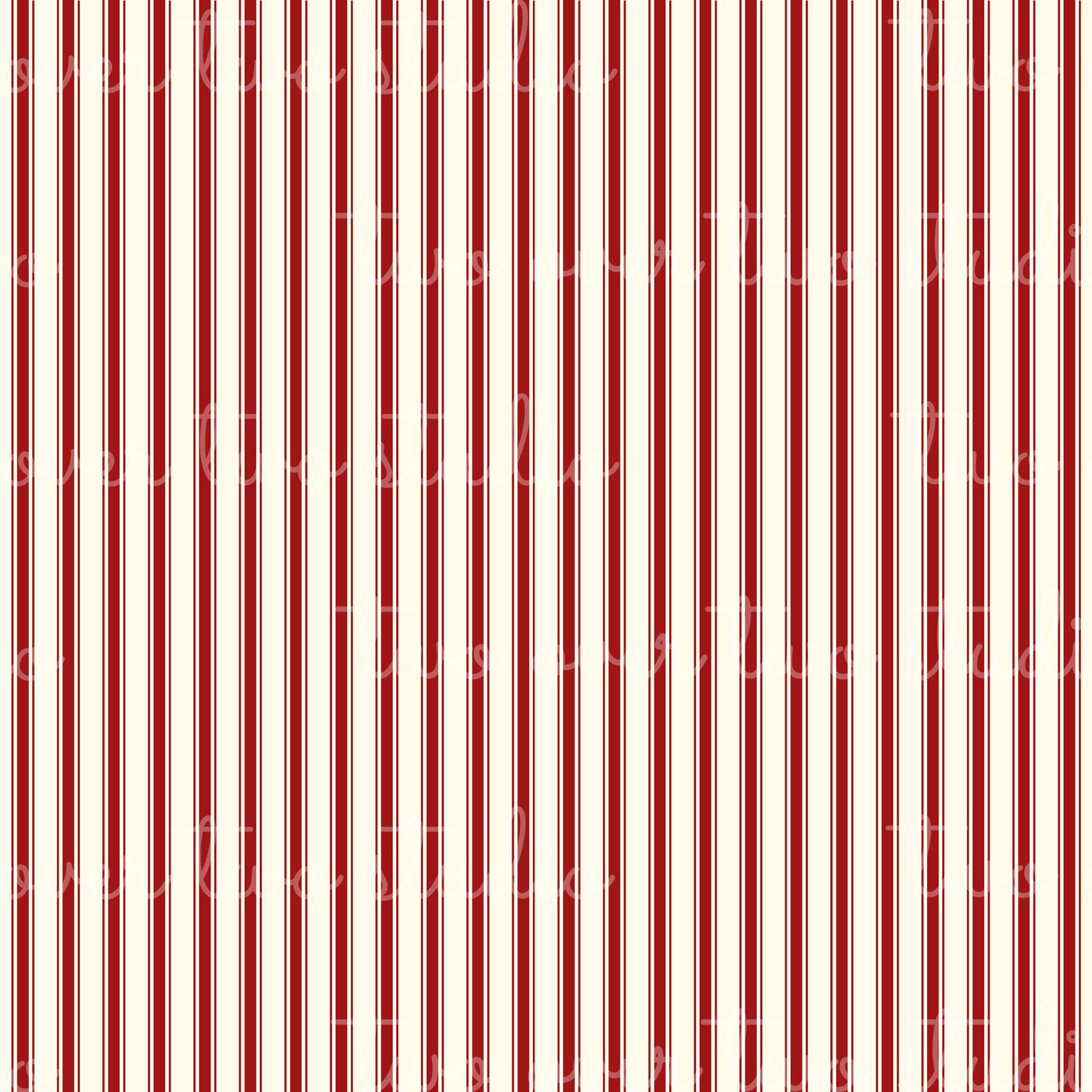 Christmas Ticking Stripe Digital Paper, Commercial Use, Candy Stripe ...