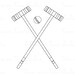 Croquet SVG File, Commercial Use, Croquet Clipart, Croquet Cut File ...