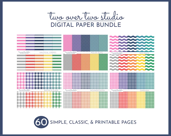 Watercolor Stripes Digital Paper, Spring Stripes Digital Paper ...